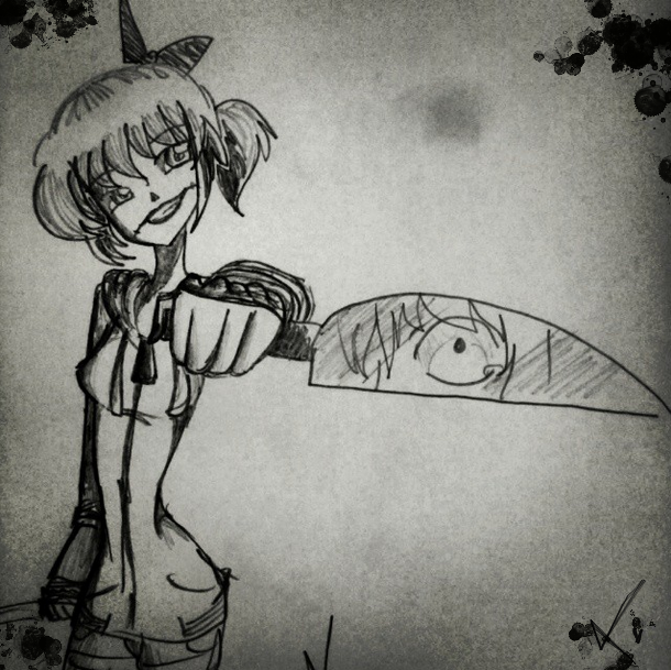 Devil Rose drawing by LionnaKH on DeviantArt