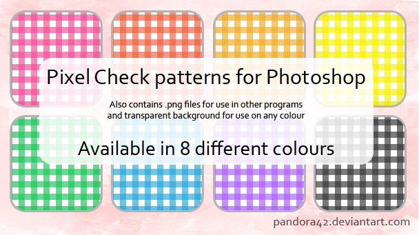 Pixel Check Patterns for PS by Pandora42 on DeviantArt