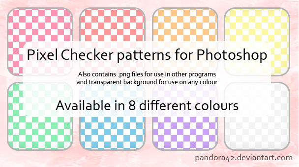 Pixel Checker Patterns for PS by Pandora42 on DeviantArt