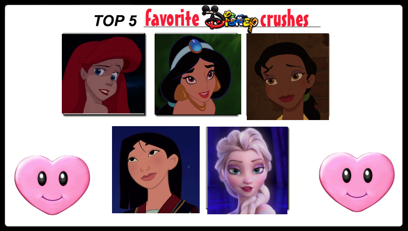 My Top 5 Favorite Disney Crushes by StephenBVoices on DeviantArt