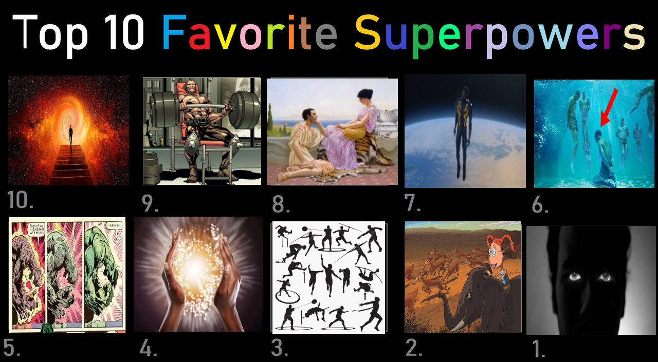 My Top 10 Favorite Superpowers by StephenBVoices on DeviantArt