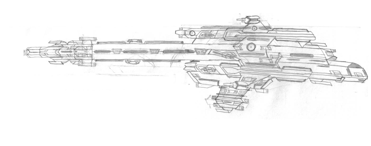 Haruhara Haruko Class Paper Drawing V2 by KaiserShipyards on DeviantArt