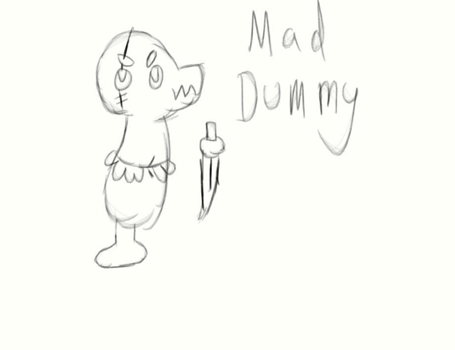 Undertale- Mad Dummy. by Galaxy-dr0p on DeviantArt