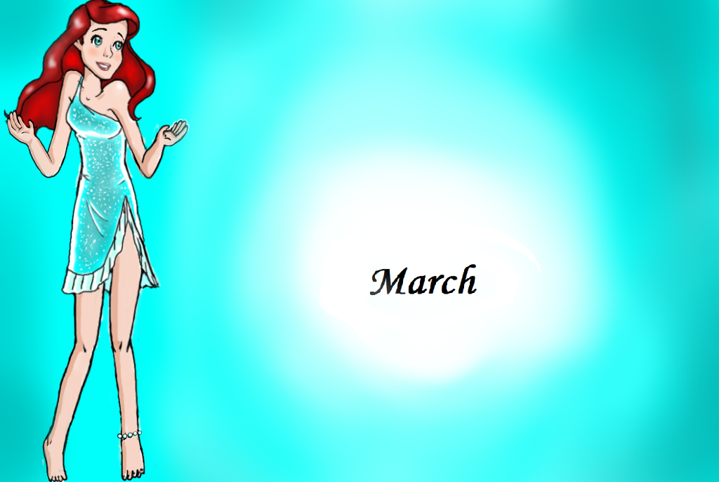 Disney Princess Birthstones: March by StarRobGRL on DeviantArt