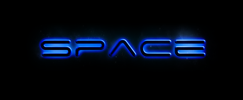 Space Text PSD by bludhound on DeviantArt