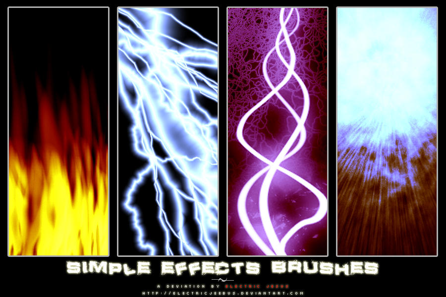 Simple Effects Brushes by electricjeebus on DeviantArt