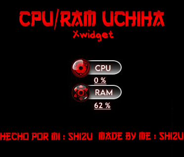CPU+RAM Uchiha Para Xwidget By Shi2u by shu2e on DeviantArt
