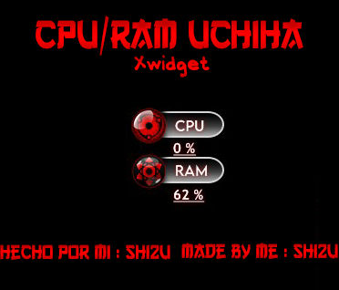 CPU+RAM Uchiha Para Xwidget By Shi2u by shu2e on DeviantArt
