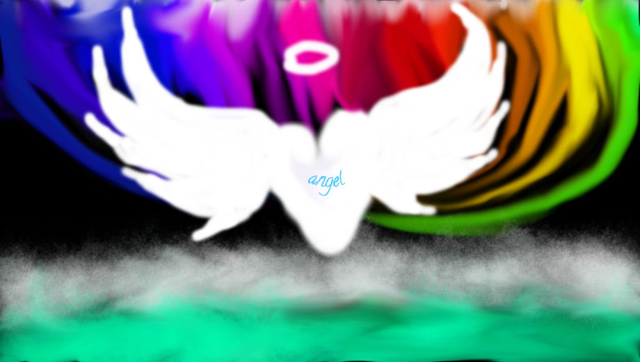 Rainbow Angel by Meganmathews123 on DeviantArt