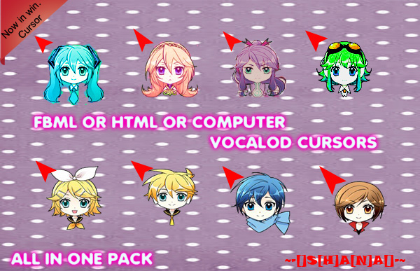 Vocaloid cursor now can be use as windows cursor by Shana-chan07 on ...