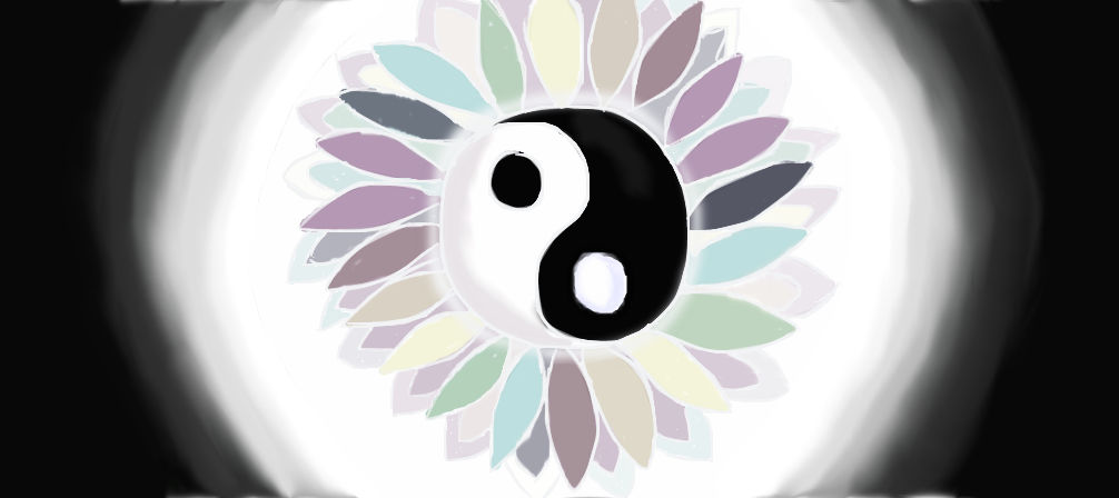 Yin Yang Flower by AuroraTheApprentice on DeviantArt