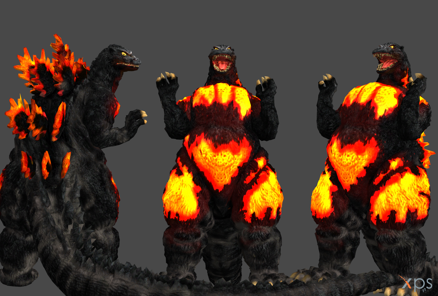 Burning Godzilla by Marcelievsky on DeviantArt
