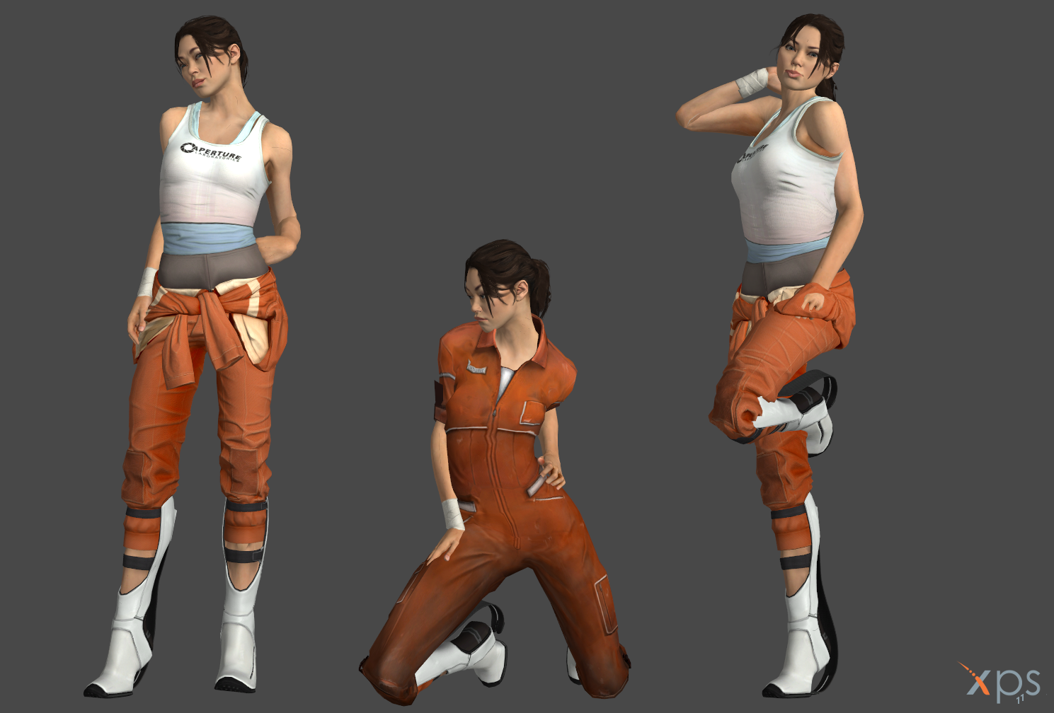 Chell From Portal By Marcelievsky On Deviantart