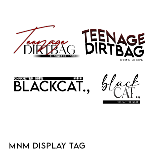 MM :: DISPLAY TAGS 3 by munandmuse on DeviantArt