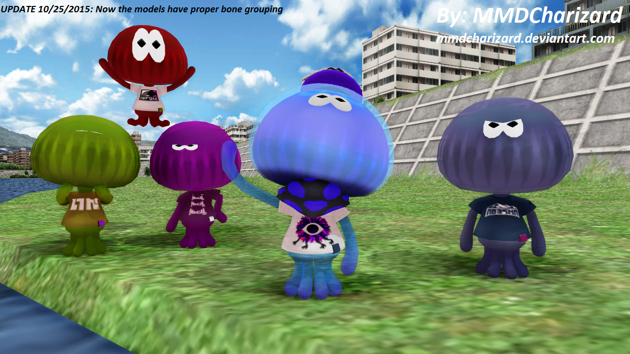 MMD Splatoon Newcomers - Jellyfish and Jelonzo +DL by MMDCharizard on ...