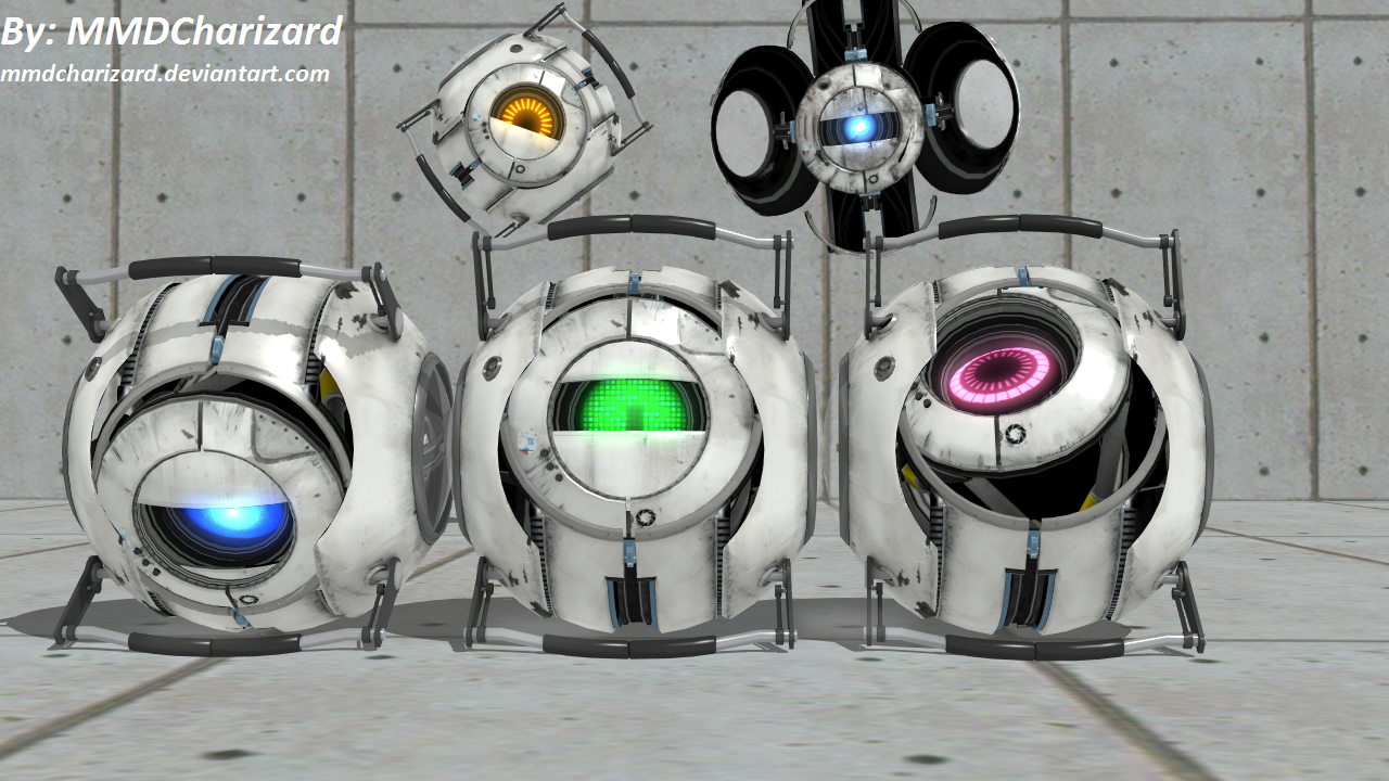 MMD Portal 2 Newcomers - Enhanced Cores +DL+ by MMDCharizard on DeviantArt
