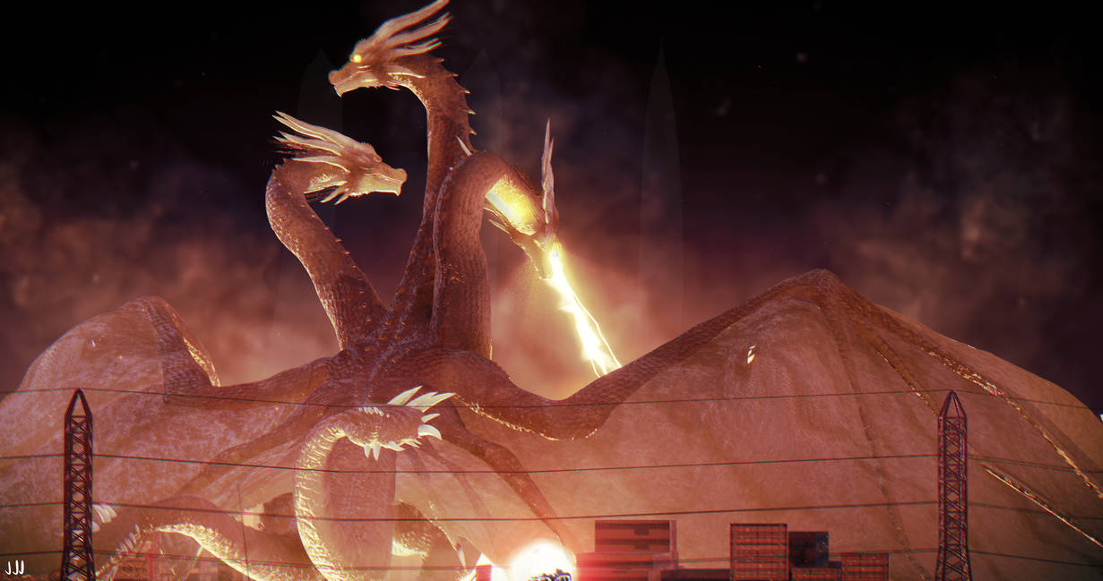 MMD - King Ghidorah 2019 V2 +DL+ +FBX and BLEND+ by MMDCharizard on ...