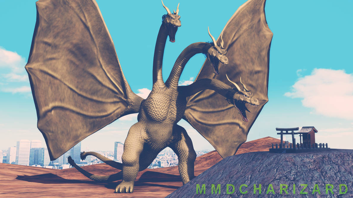 MMD - JJJ's 1972 King Ghidorah +DL+BLEND+FBX+ by MMDCharizard on DeviantArt