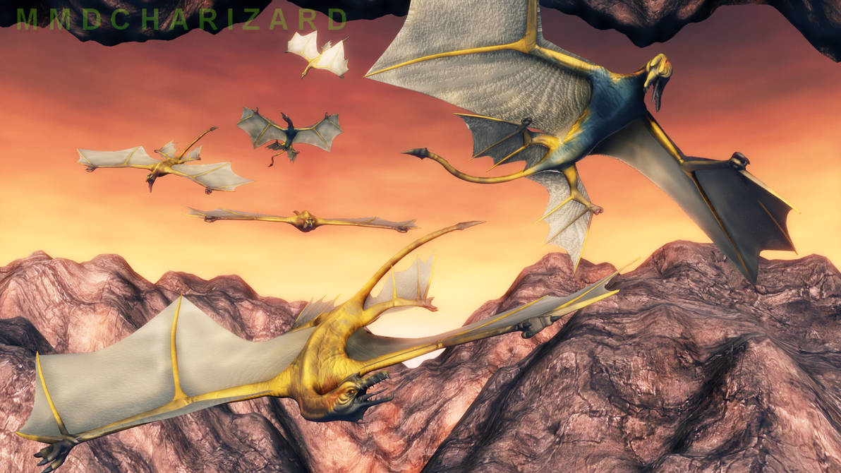 MMD - JJJ's Pterodactyl Kaiju (2014) +DL+BLEND/FBX by MMDCharizard on DeviantArt
