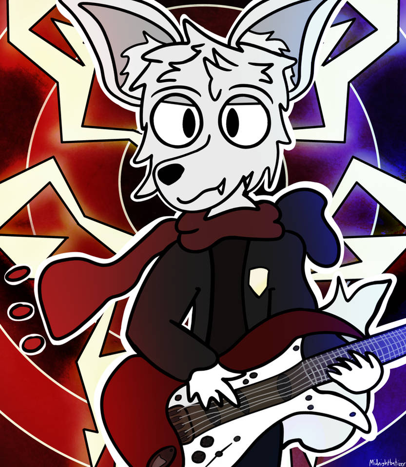 A Police Wolf that Rocks - Request by Midnightbatizer on DeviantArt