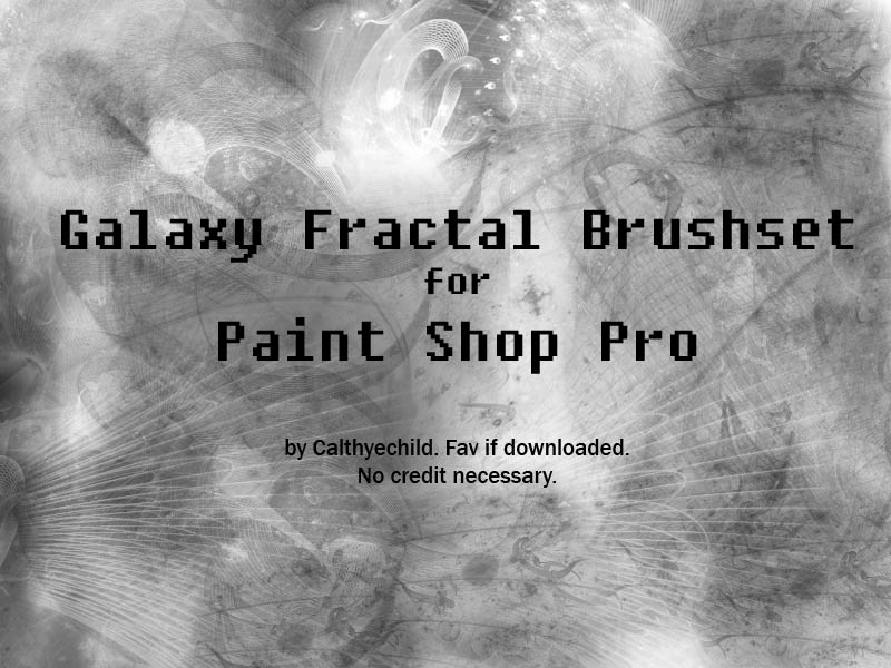 Galaxy Fractal Brushes for PSP by calthyechild on DeviantArt