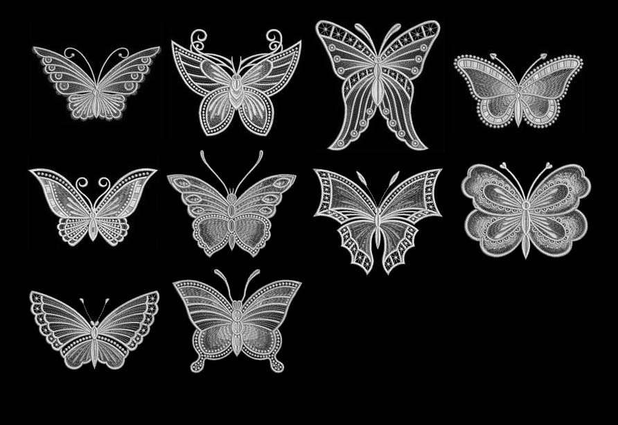 Cutwork Butterfly Set 2 by crungureanu on DeviantArt