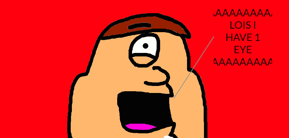 peter griffin have 1 eye by alan-the-animeartist on DeviantArt