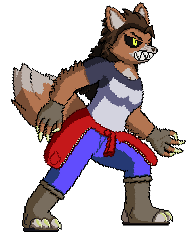 WereLaura by modnaryug on DeviantArt