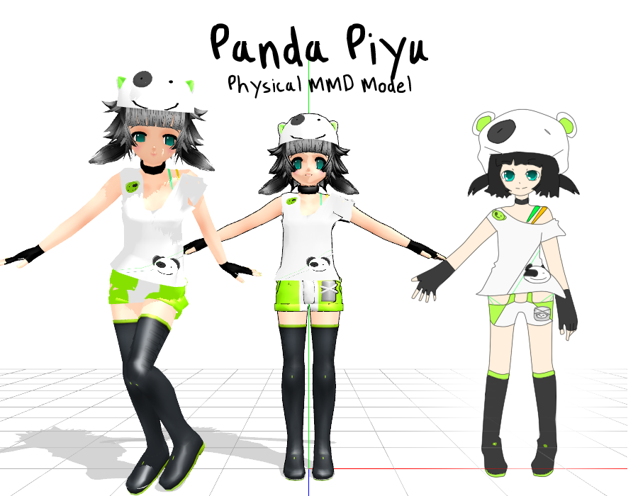 Panda Piyu MMD model by UtauPanda on DeviantArt