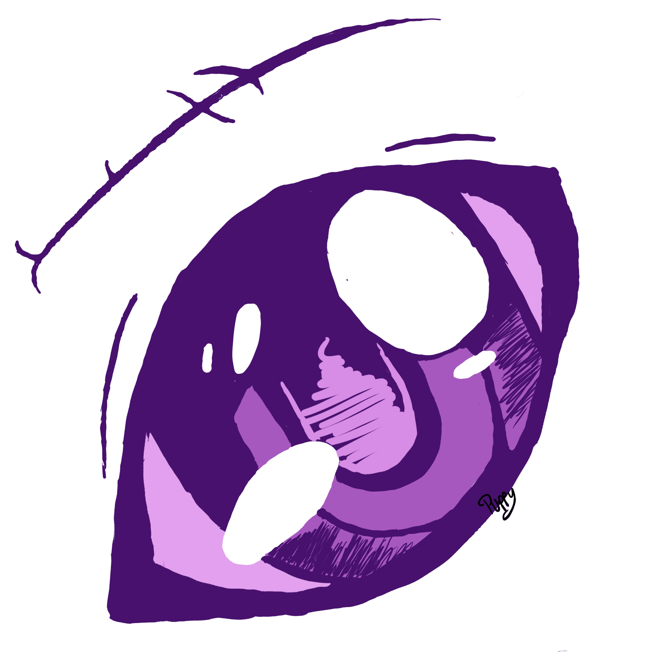 Purple Eye! by BP-Puppy on DeviantArt