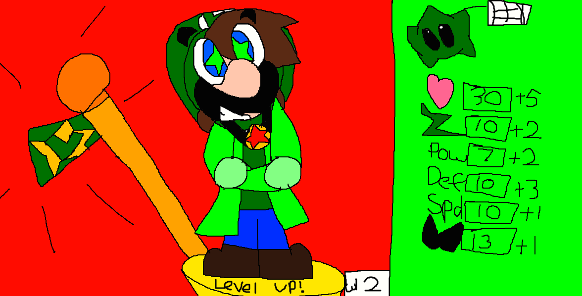 Star Luigi LVL Up! by Browa123 on DeviantArt