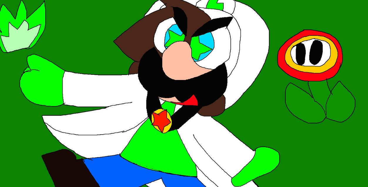 Fire Flower Star Luigi by Browa123 on DeviantArt
