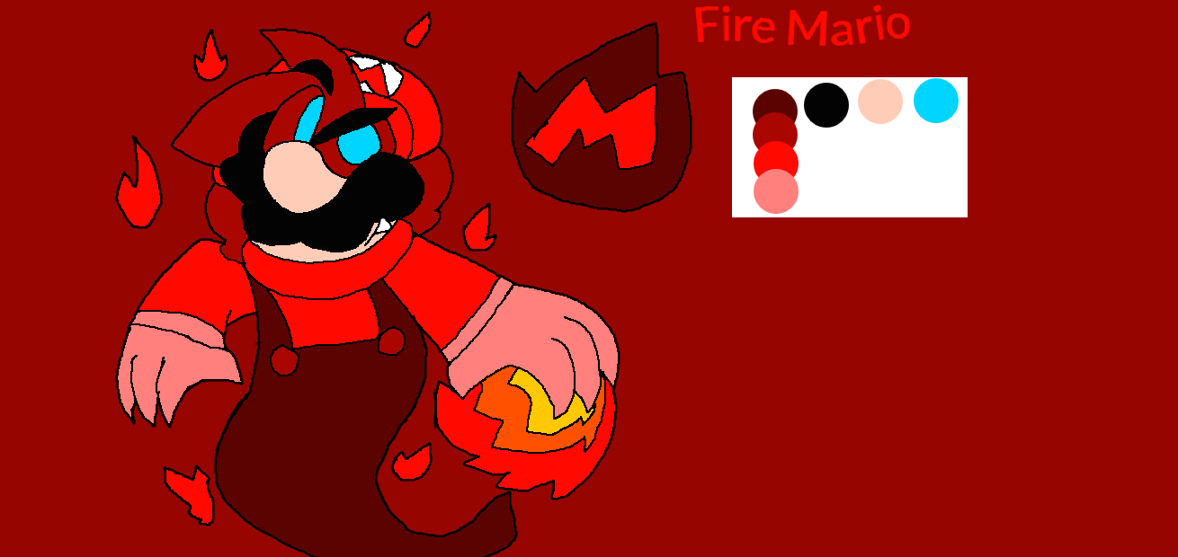 Fire Mario Ref. by Browa123 on DeviantArt