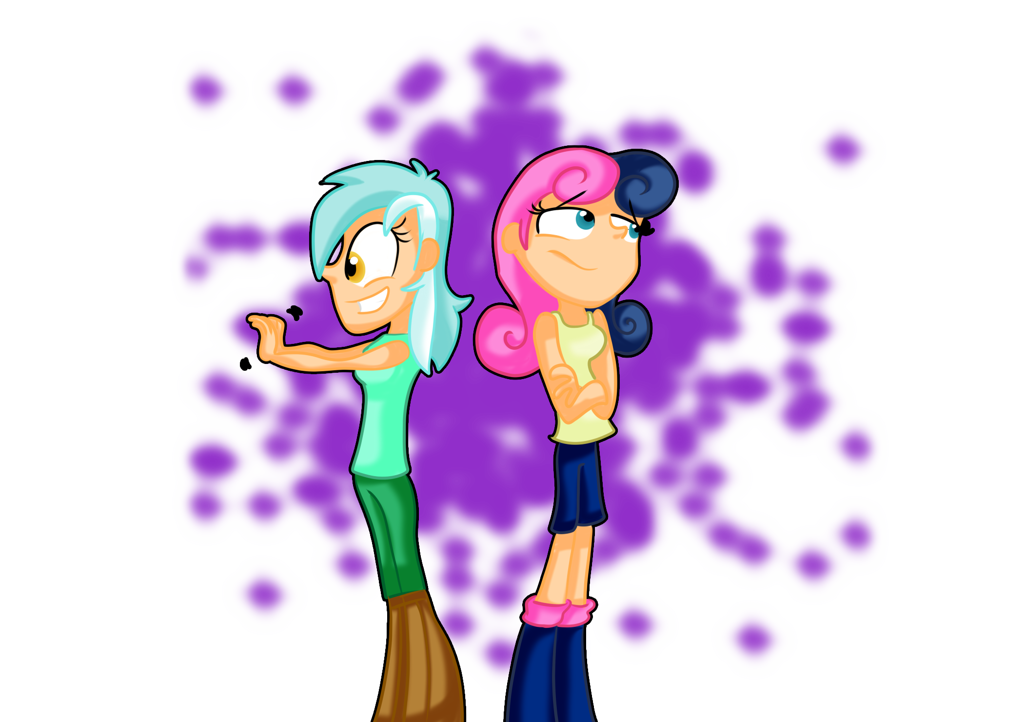 Lyra And Bonbon Humans by FJ-C on DeviantArt