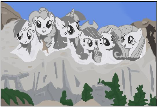 Mt. Rushmare by The-Dashinator on DeviantArt