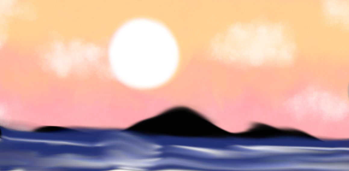 Beach (Background practice) by holobowlofrice on DeviantArt