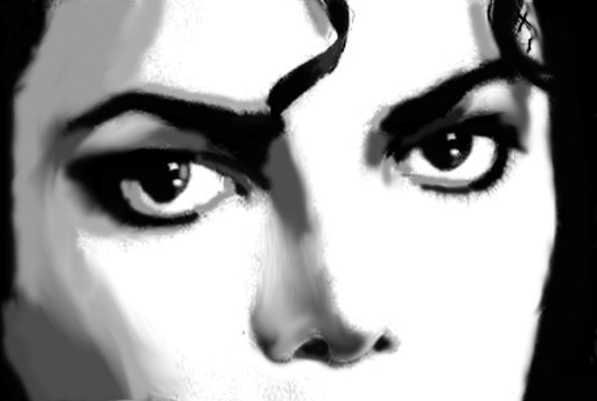 Michael Jackson Eyes Drawing