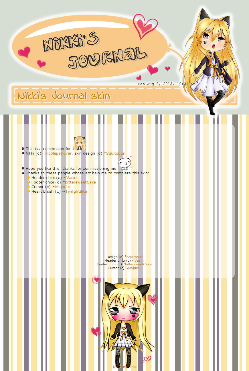 Com: Nikki - Journal skin by Squitopus on DeviantArt