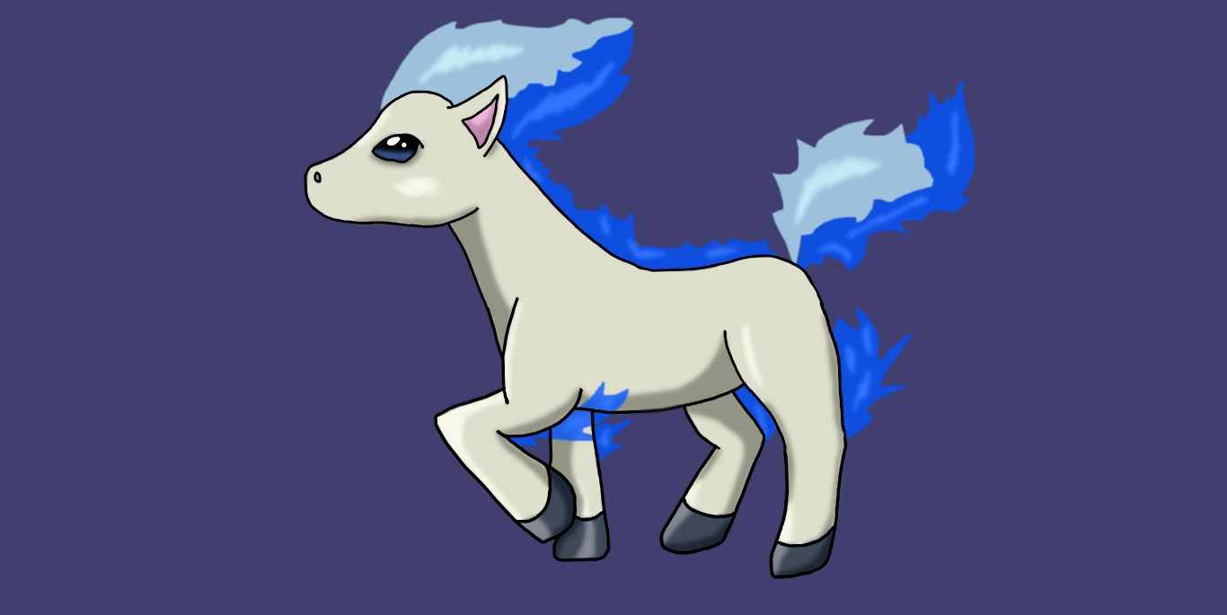 Shiny Ponyta by KartalTheArtist on DeviantArt