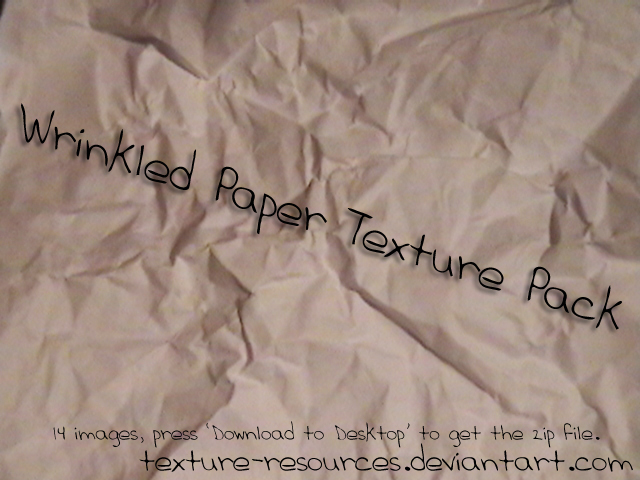 Wrinkled Paper Texture Pack by texture-resources on DeviantArt