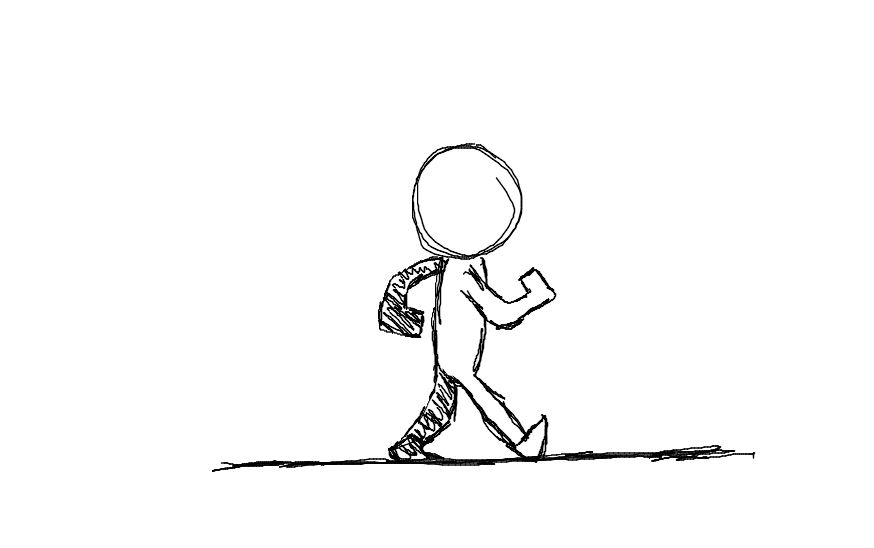 Walk cycle Rough Animation by exleydragon on DeviantArt