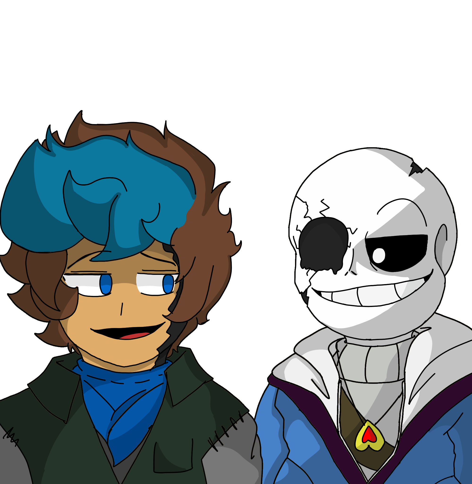 Friendly chat between two comics by skided on DeviantArt