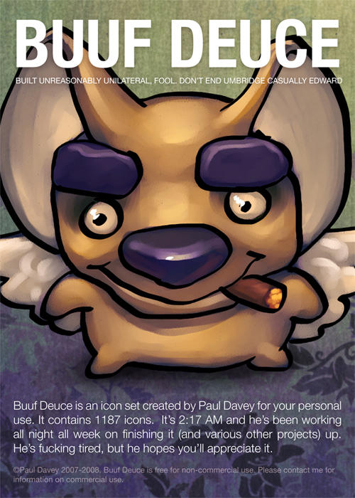 Buuf Deuce by mattahan on DeviantArt
