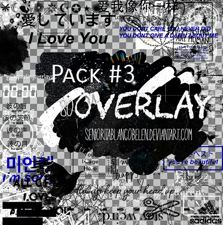Pack #3 - 80 Overlays by SenioritaBlancoBelen on DeviantArt
