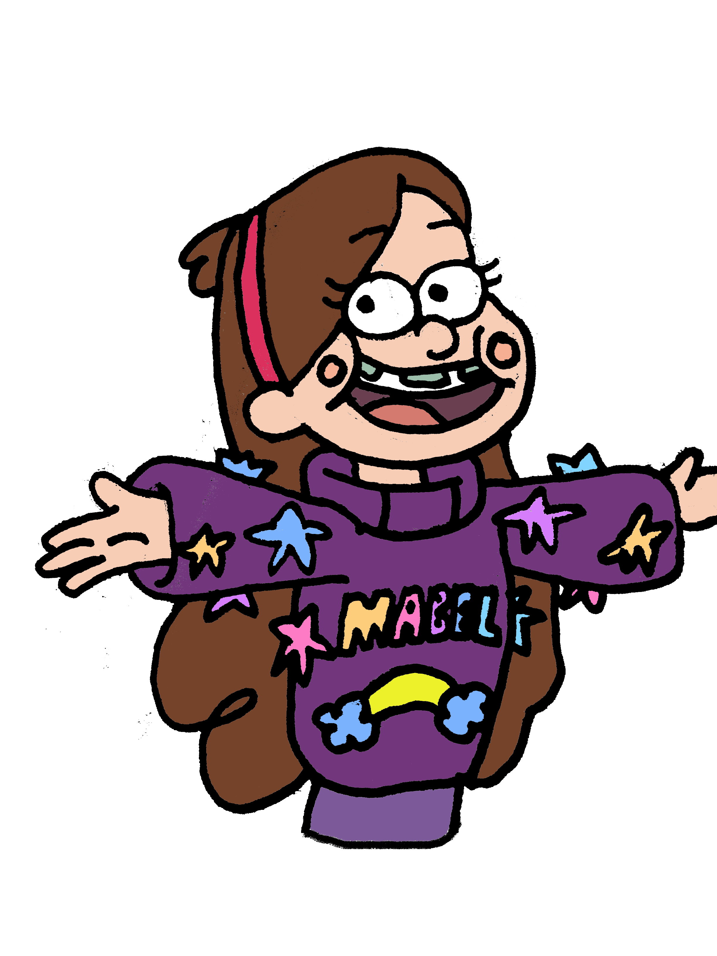 Color Ink 13: Mabel Pines by McDonaldbros on DeviantArt
