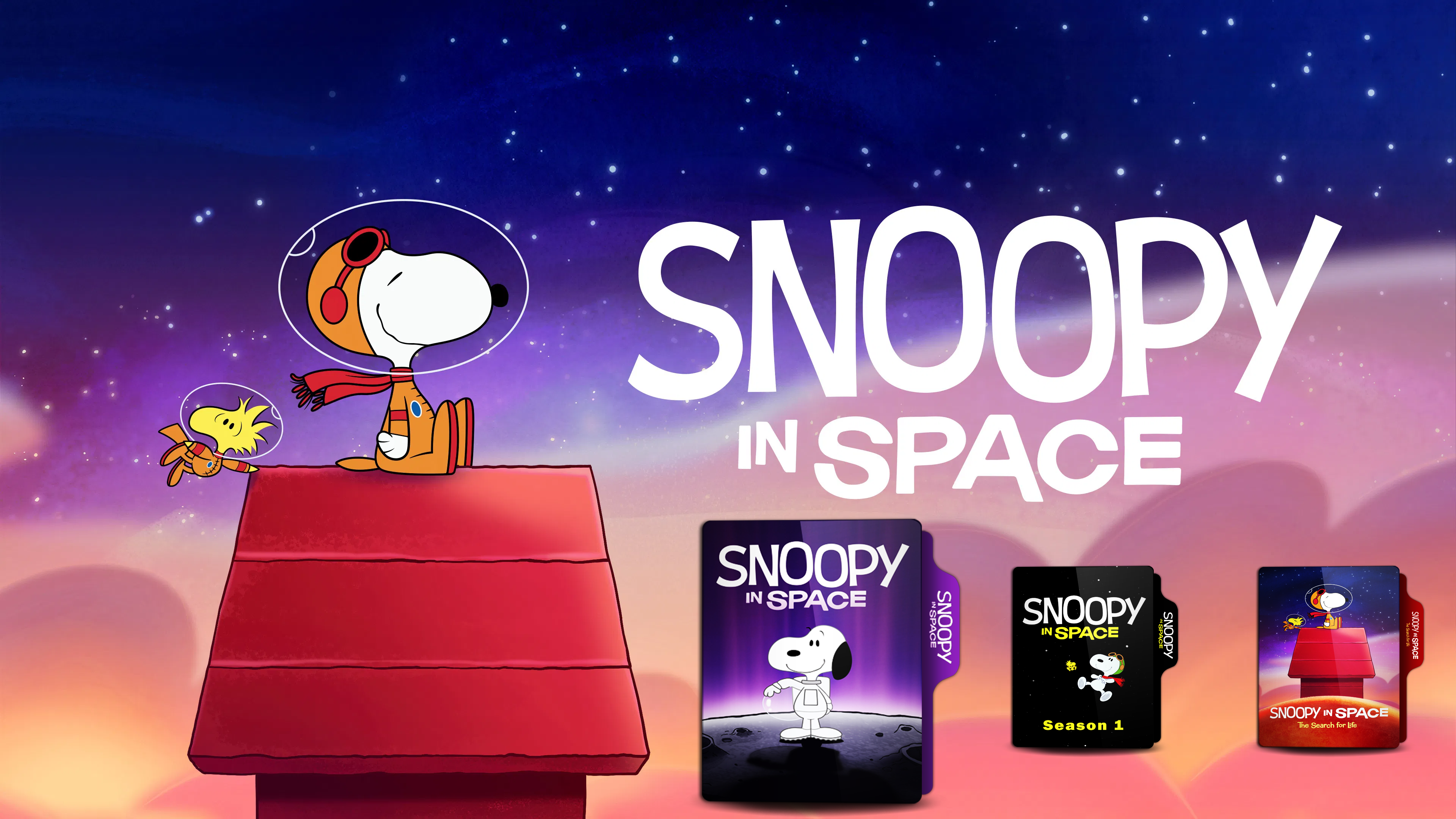 Snoopy in Space Folder icon by Vsvp6 on DeviantArt