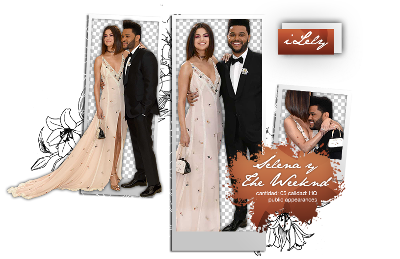 Selena y Abel| {Pack Png 5} by iLely on DeviantArt