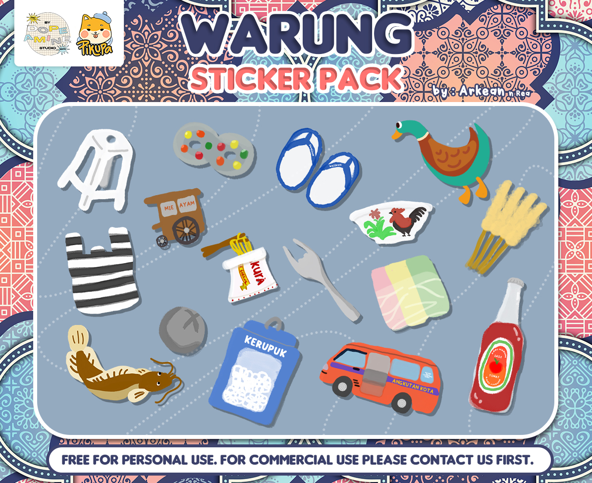 WARUNG STICKER PACK by Arkean by pikupa on DeviantArt