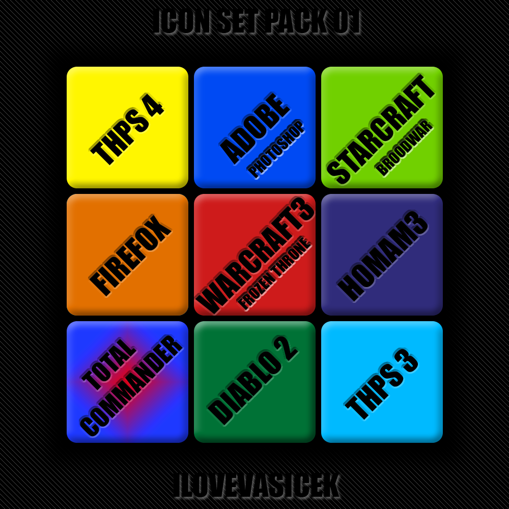 icon set pack 01 by ilovevasicek on DeviantArt