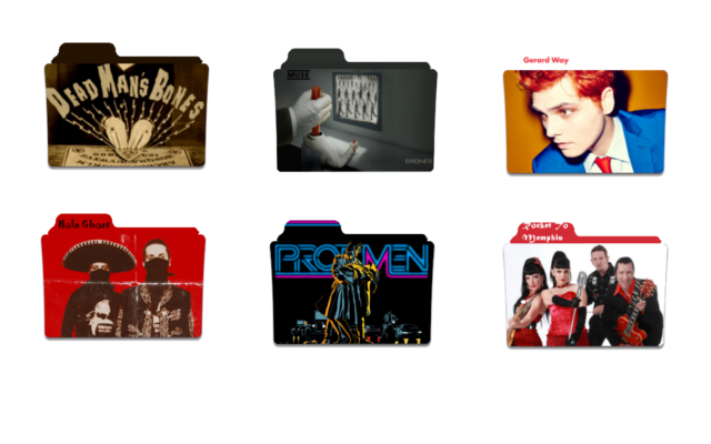 Folder Icons For Various Bands [PACK] by n1fune on DeviantArt